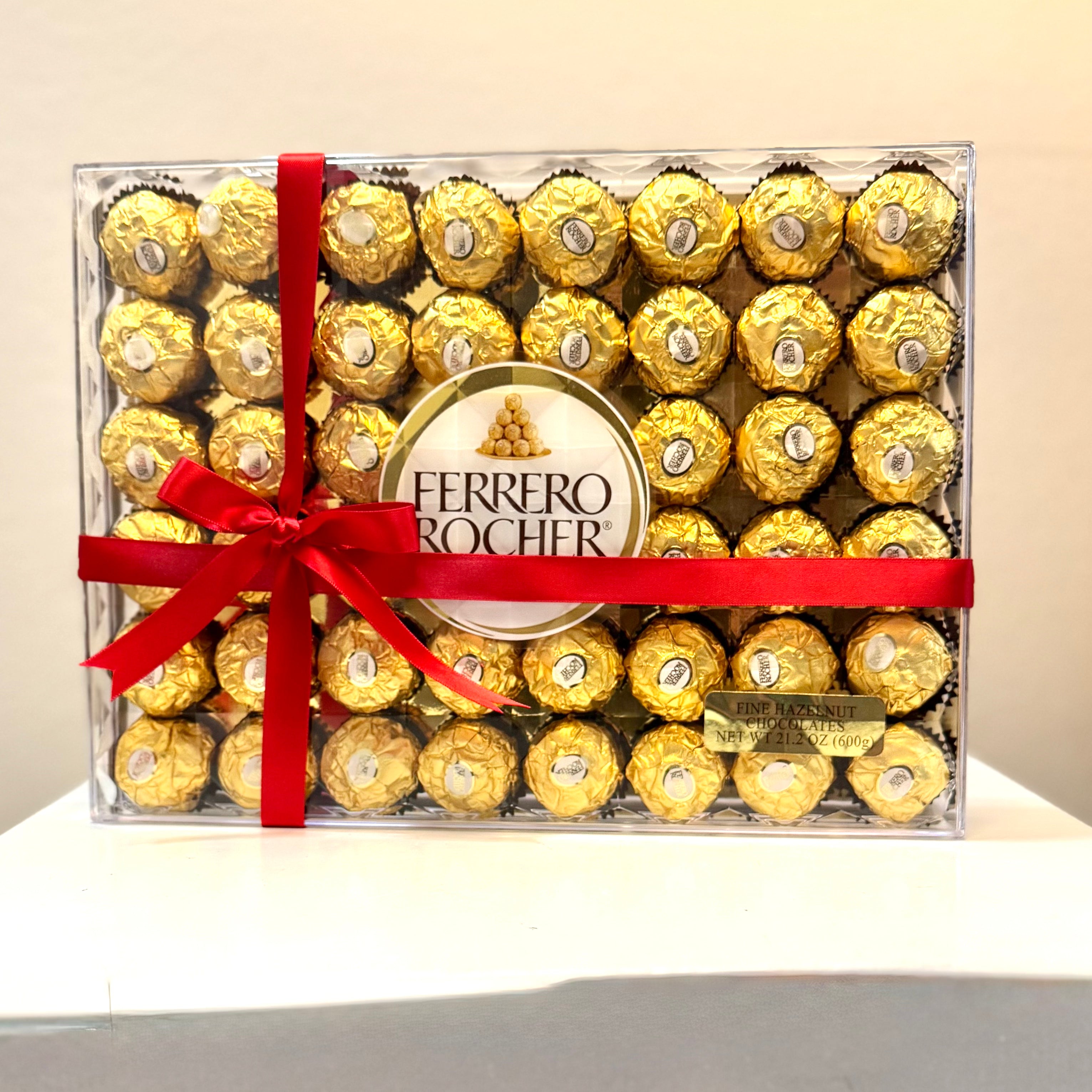 Chocolate Ferrero Rocher 48 Count Bow and Ribbon – Gliv Flowers